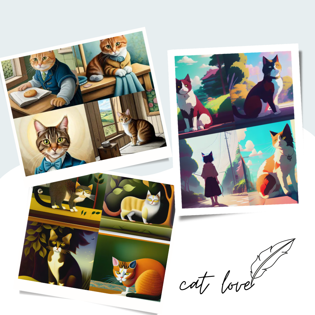 【開催間近】Cat Lovers Club～猫好き限定 Aiアート会～6月3日（土） 13時～ - 広島異業種交流会